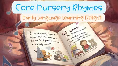 Core Nursery Rhymes: 27 Song Activities, 0-6 years old ELA+ | TPT