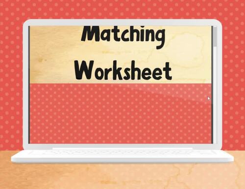 Ecology Key Terms/Vocabulary/Matching Worksheet #1 by Howardell Science