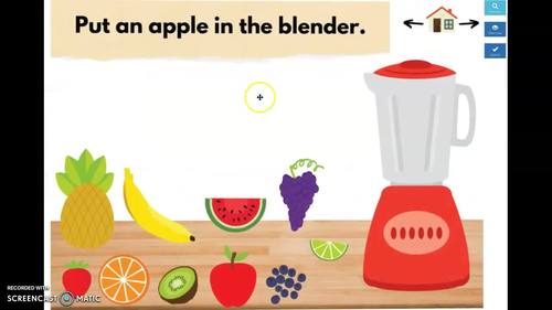 Following One Step Directions BOOM Cards™ Smoothie Style - Digital