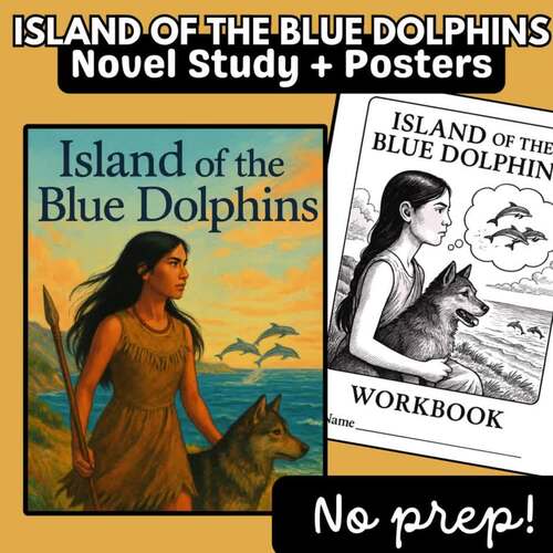 Island of the blue dolphins, novel study, unit activities | Book report ...