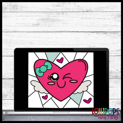 Valentine Lovebug Color by Code Clipart | Progression Clipart | Valentines