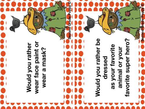 Would you rather..?? Halloween Edition Distance Learning by Second ...