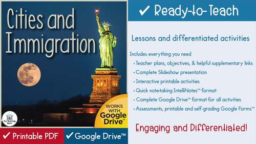 Cities and Immigration Post-Civil War United States History Unit