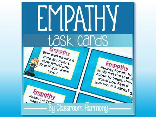 Social Emotional Learning Empathy Task Cards | Activities for Emotional ...