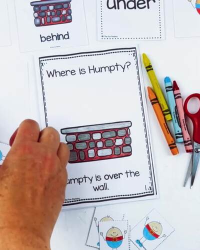 PreK & Kindergarten Positional Words - Year Long Worksheets & Activities