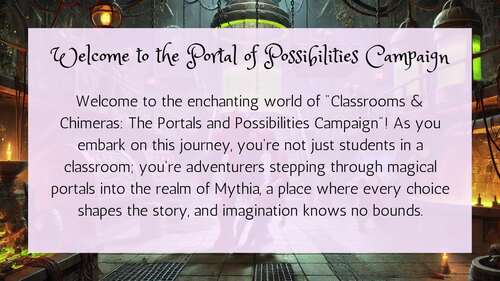 Classrooms & Chimeras: Episode 3 Campaign PPT | Dungeons and ... DnD ...