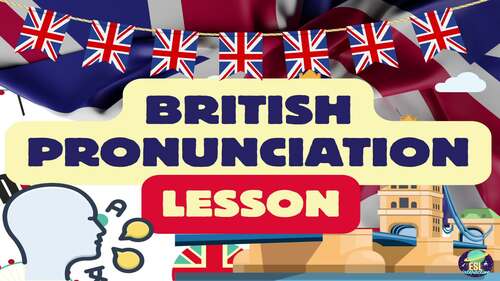 British Pronunciation. ESL/ELL PowerPoint lesson for B2 Level Students