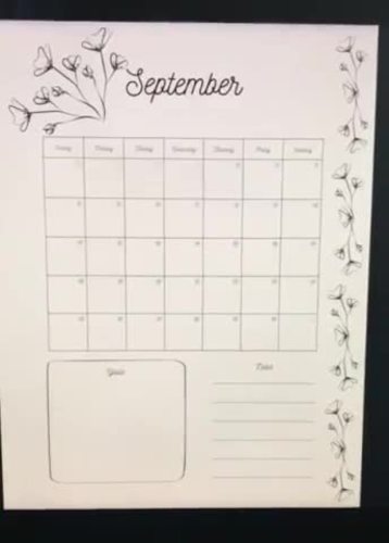 4 Printable Calendars 2022-2023 for teacher binder by Inspire Yourself