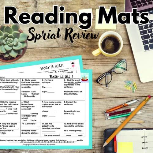 NwEa Map Reading Skills Review Set 2-Prep Spiral Practice | TPT