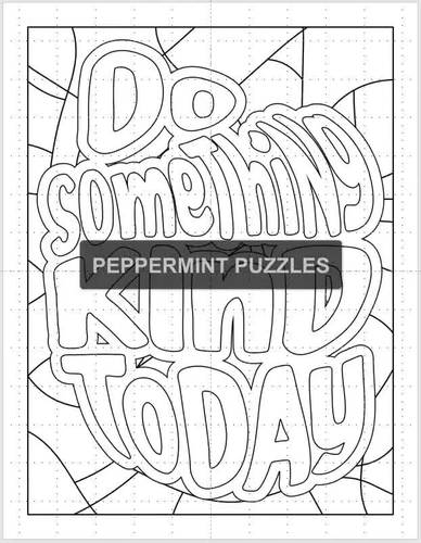 Printable Motivational & Growth Mindset Coloring Pages by Peppermint ...