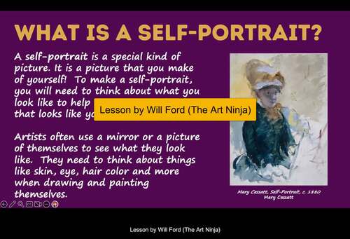 How to Make Self-Portraits - Art Project & Presentation by The Art Ninja