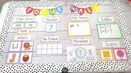 julychristmas50 Focus Wall Bulletin Board & Number of the Day Kindergarten