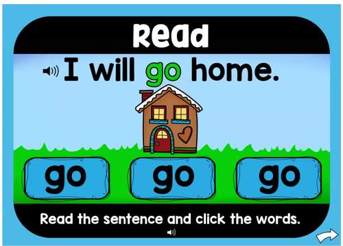 Sight Words ‘GO’ Boom Cards™ – Digital Task Cards | Distance Learning