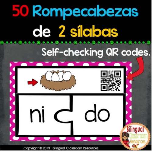 Rompecabezas de sílabas-BUNDLE by Bilingual Classroom Resources | TpT