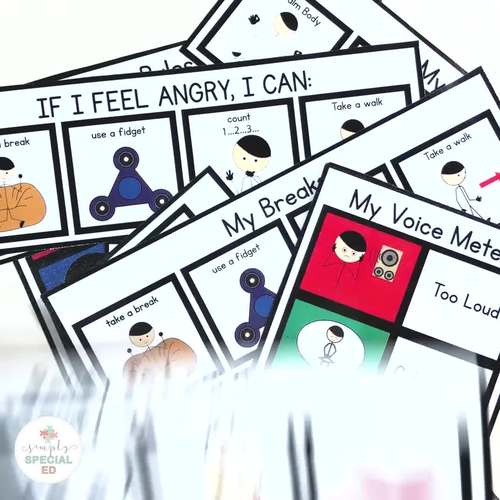 Behavior Visuals Variety Pack by Simply Special Ed | TpT