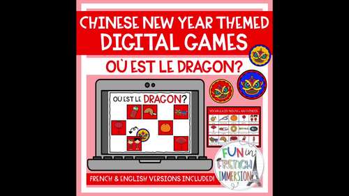 FRENCH Chinese/Lunar New Year Digital Games - French AND English