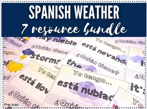 Weather / El Clima / El Tiempo in Spanish Resource Bundle + 2 FREE ...
