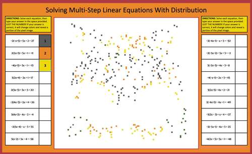 HALLOWEEN Solving Multi Step Equations With Distribution 2 - Digital ...