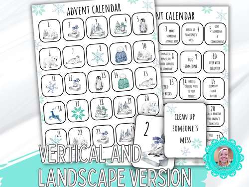 Christmas Kindness Countdown: An Advent Calendar for Your Classroom