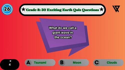 Grade 2: 50 Earth Questions & Answers Video – Fun and Educational Quiz ...