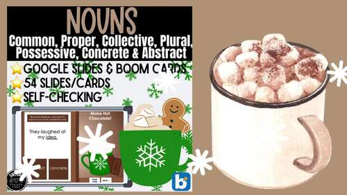 Winter Nouns Review Game -Proper, Collective, Plural, Possessive ...