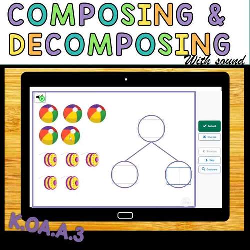 Composing and Decomposing numbers to 10 K.OA.A.3 Part-part-whole Boom ...