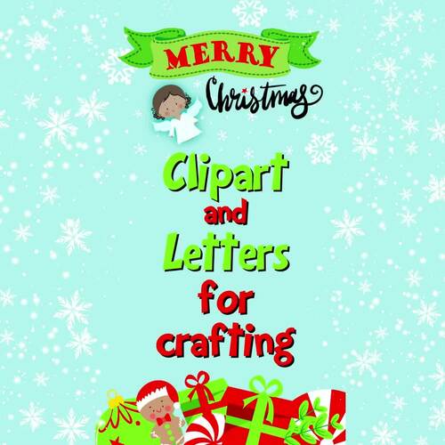 Cute Christmas Clipart and Letters for Materials and Activities | TPT