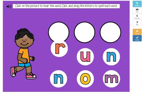 Spelling CVC Words Boom™ Cards for Phonemic Awareness and Phonics Set 5