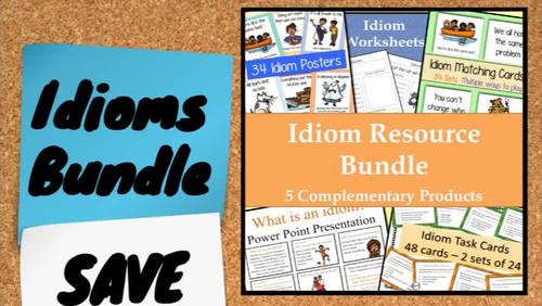 Idiom Resource Bundle by Laura Torres | Teachers Pay Teachers