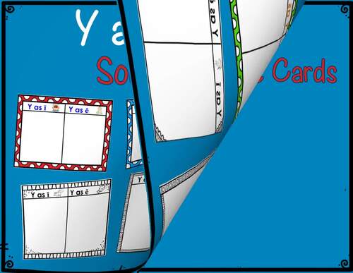 Y as a Vowel Picture Sort & Worksheets by The Teaching Scene by Maureen
