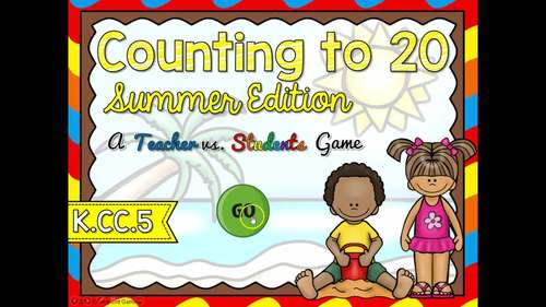 Counting to 20 Summer Powerpoint Game by Teacher Gameroom | TPT