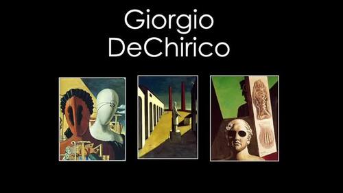 Giorgio De Chirico 21 Slide Editable Powerpoint & 3 Sketchbook Prompts ...