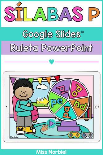 Las sílabas | Spanish Syllables for Google Classroom™ | Ruletas de ...