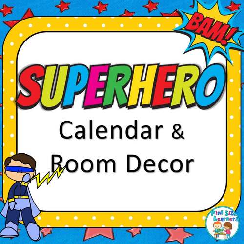 Superhero Themed Classroom Decor Bundle EDITABLE 2025 - 26 | TPT
