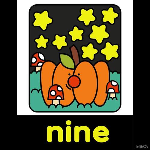 Fall Themed Numbers to 10 Classroom Posters by The Numerical Nook