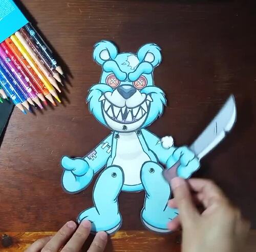 Jointed Paper Puppets - zoo animal crafts - Animal camouflage activities