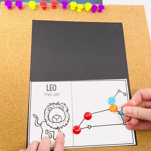 Stars & Constellations Cards & Shape Construction - Star Constellations ...