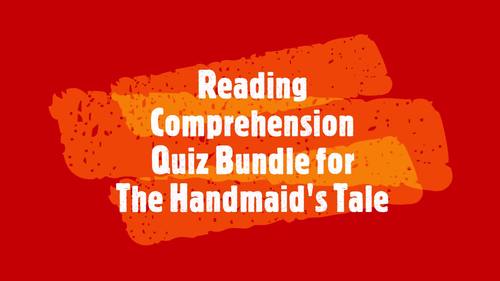 The Handmaid's Tale Bundle of Printable Quizzes and Keys | TpT