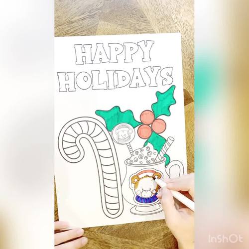 60 Christmas Coloring Pages Christmas Crafts by LittleMissT | TPT