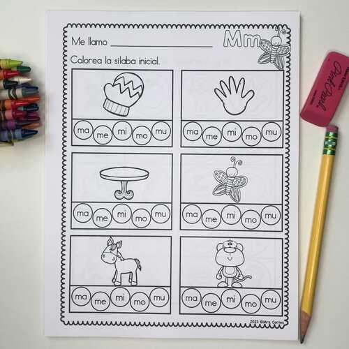 Fonética K-1: De sonidos a sílabas- Letra Mm by mrscortes | TPT