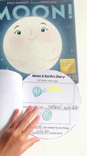Moon! Earth's Best Friend: Activity Workbook Booklet - Moon Facts Solar ...