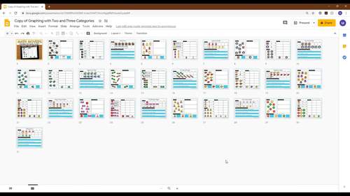 Digital Graphing and Data Analysis for Google Slides™ Set 1 by Creation ...