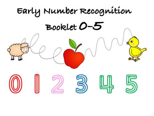 Back to School early numbers skills counting 0-5 by Diverse Tutors