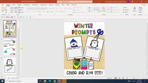 Informational Writing Craftivities - Winter Writing Prompts and Crafts