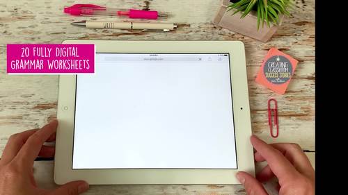 Digital Grammar Practice, e-Exercises for Google, Vol. 1, Distance Learning