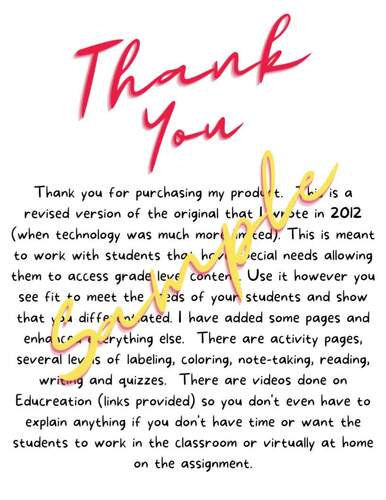 Plant and Animal Cell Unit Modified Accommodated Differentiated | TPT