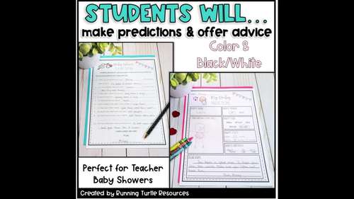 Teacher Baby Advice & Predictions Book, My Teacher is Having a Baby ...