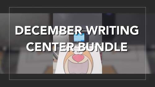 December Writing Activities Bundle For Independent Writing Stations