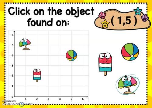 Coordinate Grid Ordered Pairs Boom Cards™ Distance Learning by Creating ...