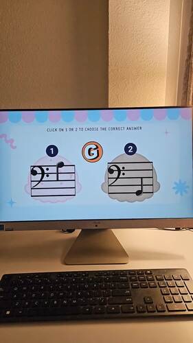 Bass Clef Notes Game | Interactive Elementary Music "Sweet Treats"